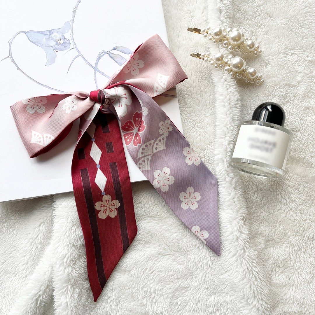 GENSHIN IMPACT 100% Silk Ribbon Scarf - Yae Miko - Etsy