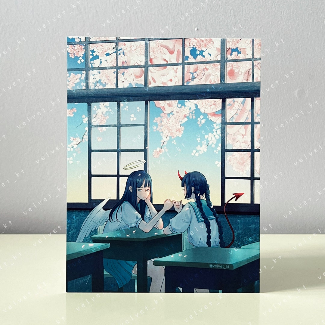 Original Art: Devil's Promise - Anime & Manga Art Illustration Postcard ...