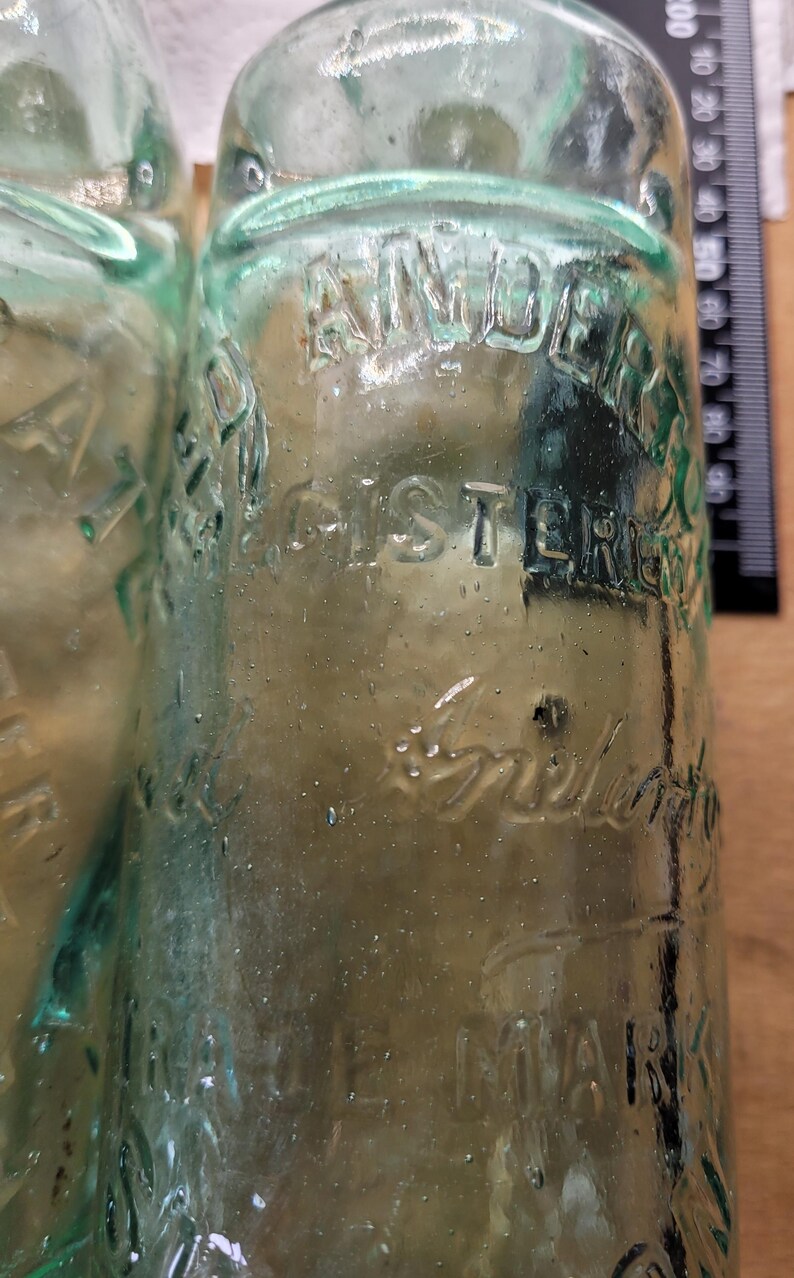 Mixed Group of Victorian Lemonade Pop Soda Bottles With the Marble ...