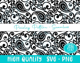 Paisley Svg File | Etsy