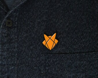 Beast Bites Fox Enamel Pin - Etsy Canada