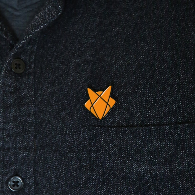 Fox Enamel Pin - Etsy