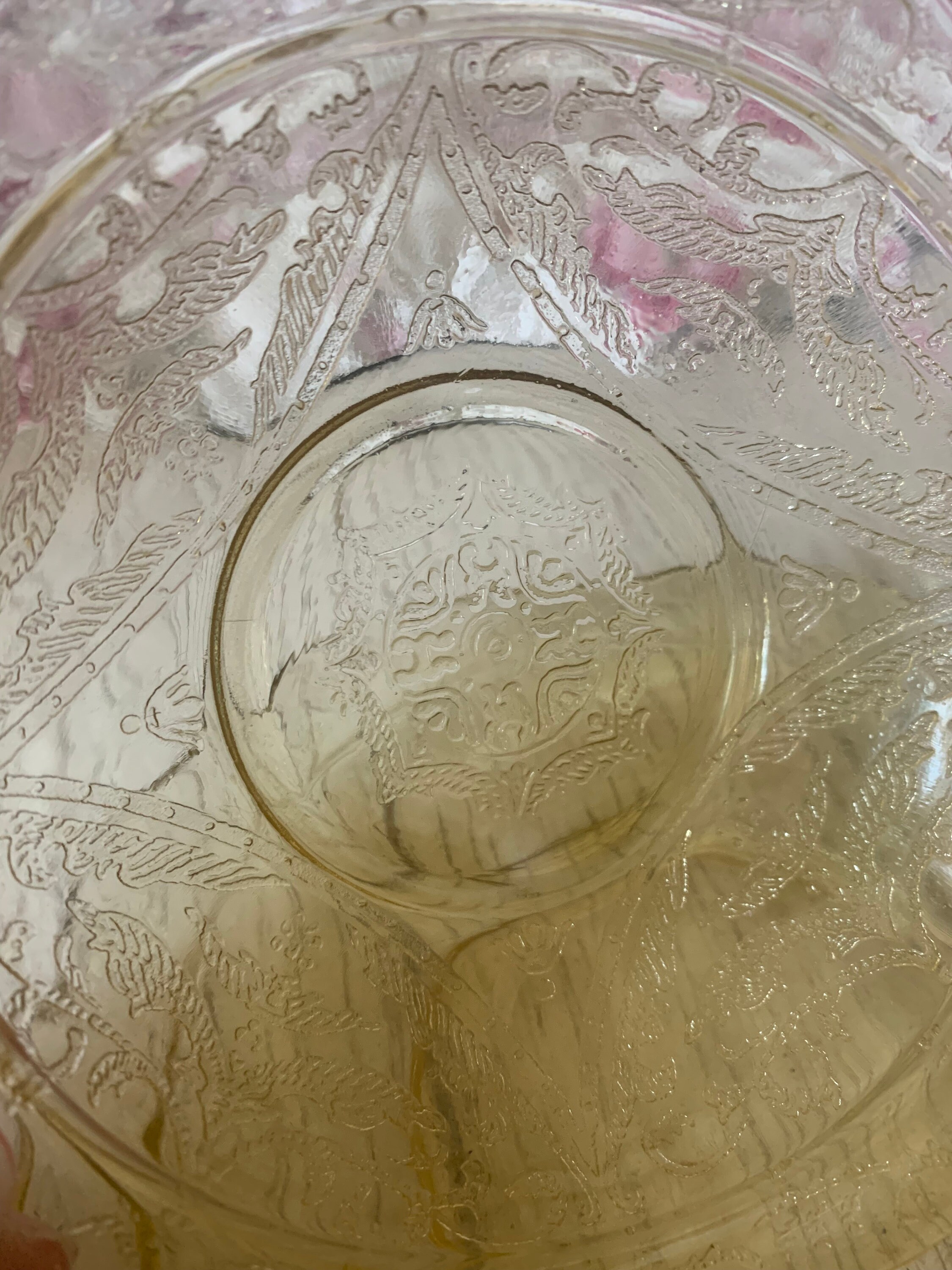 Vintage 1930s Federal Depression Glass Yellow Madrid Pattern - Etsy