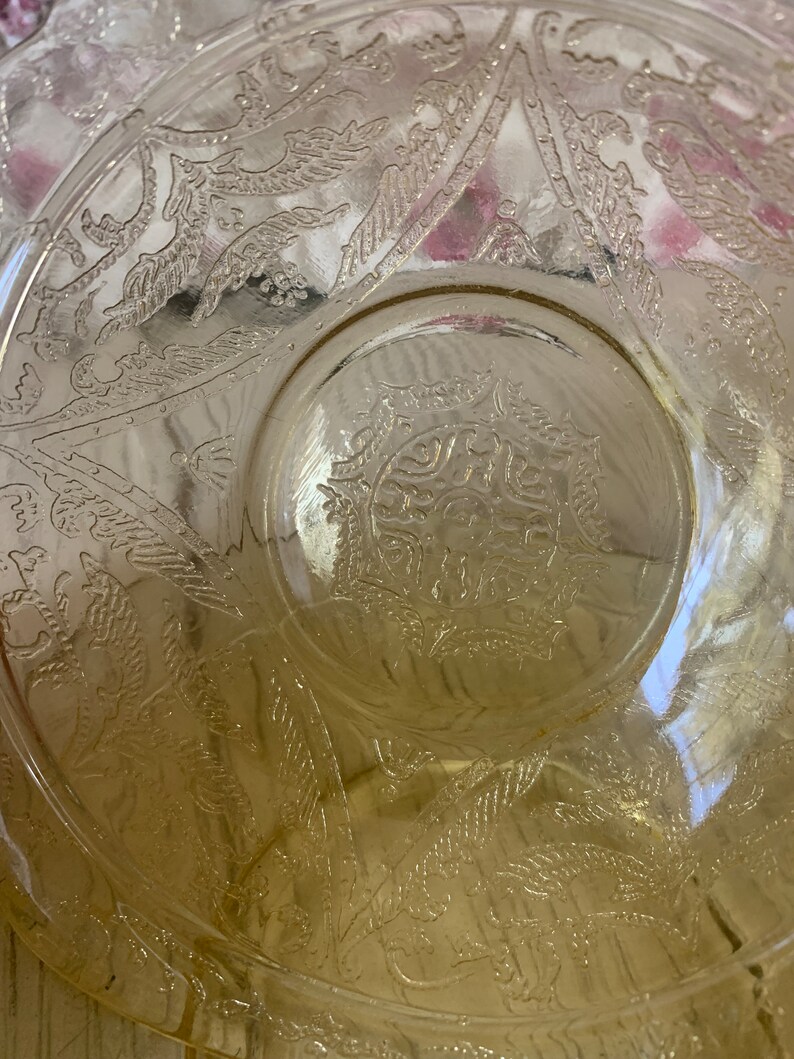 Vintage 1930s Federal Depression Glass Yellow Madrid Pattern - Etsy