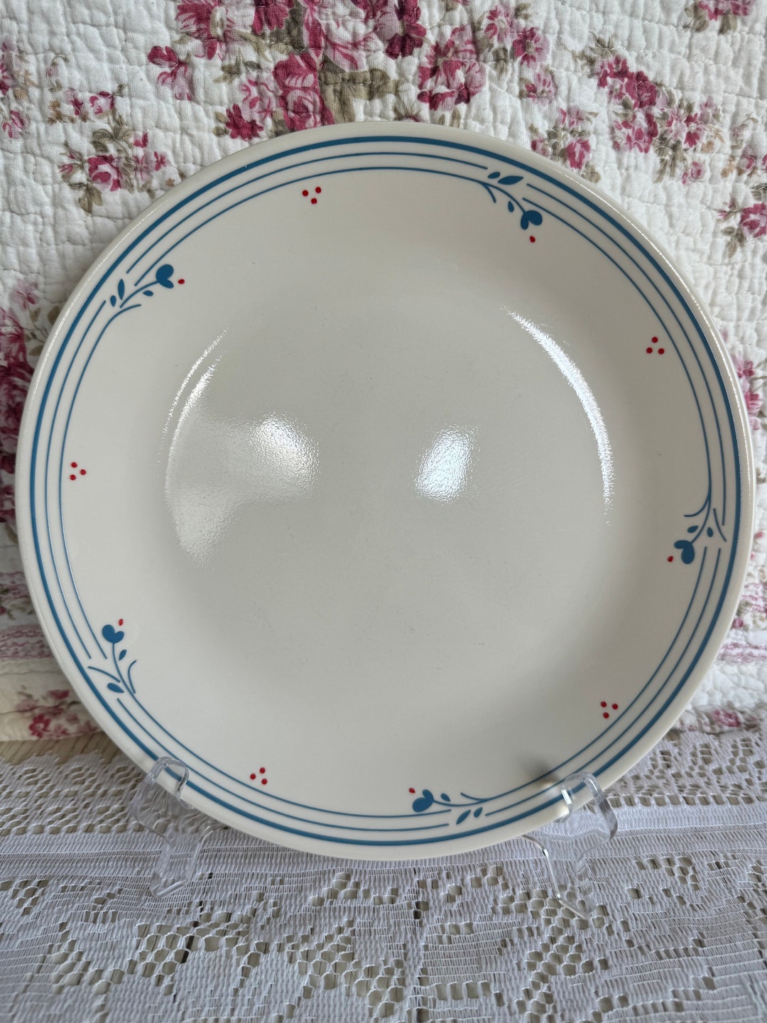 Vintage Corelle “country Violet” Dinner Plate - Etsy