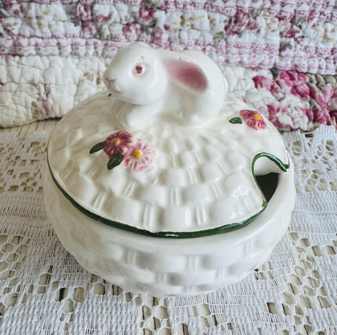 Vintage 1980s Avon Bunny Collection Ceramic Sugar Bowl - Etsy