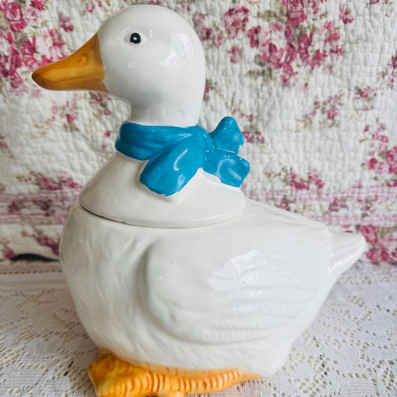 Goose Cookie Jar - Etsy