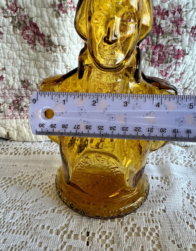 Vintage Simmons Centennial Bitters Bottle George Washington Figure ...