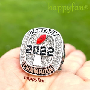2022 Fantasy Football Championship Ring FFL Trophy Multi Color - Etsy