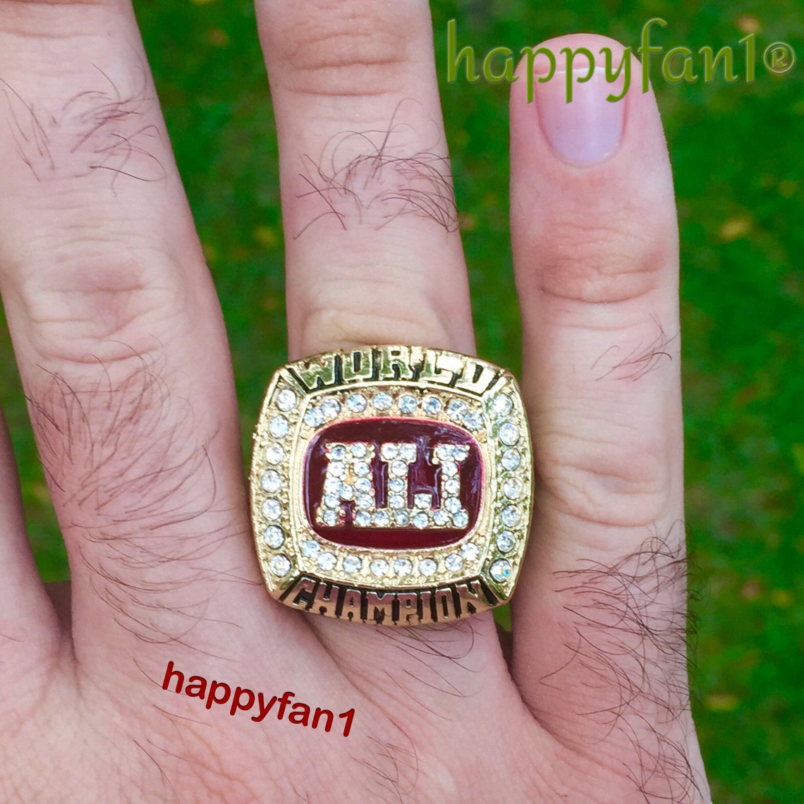 Boxing Championship Ring Mohammad ALI World Champion Size 8-14 - Etsy UK