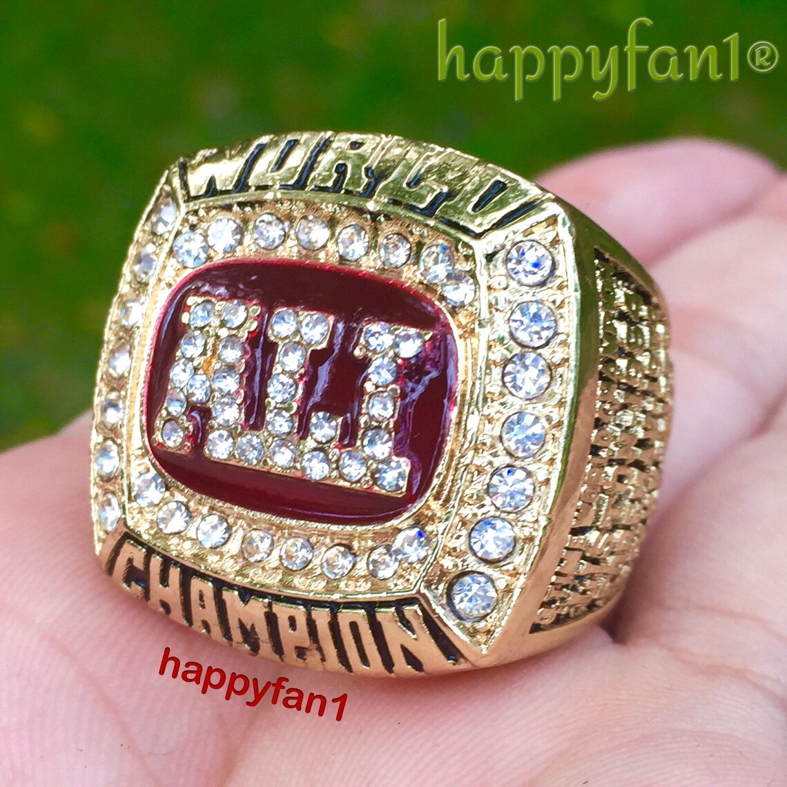 Boxing Championship Ring Mohammad ALI World Champion Size 8-14 | Etsy