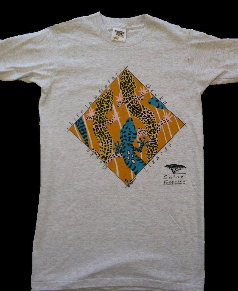 Gecko Design Herren 100% Cot T-Shirt XL - Etsy.de