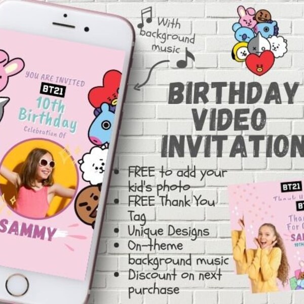 Bt21 Birthday - Etsy