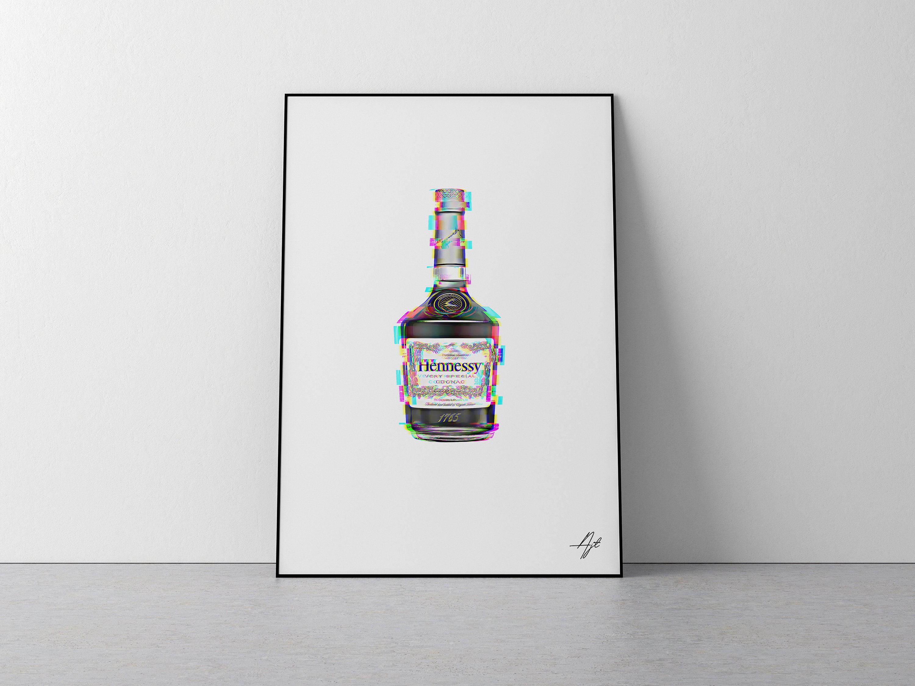 Hennessy Cognac Distorted Wall Art/poster/print - Etsy