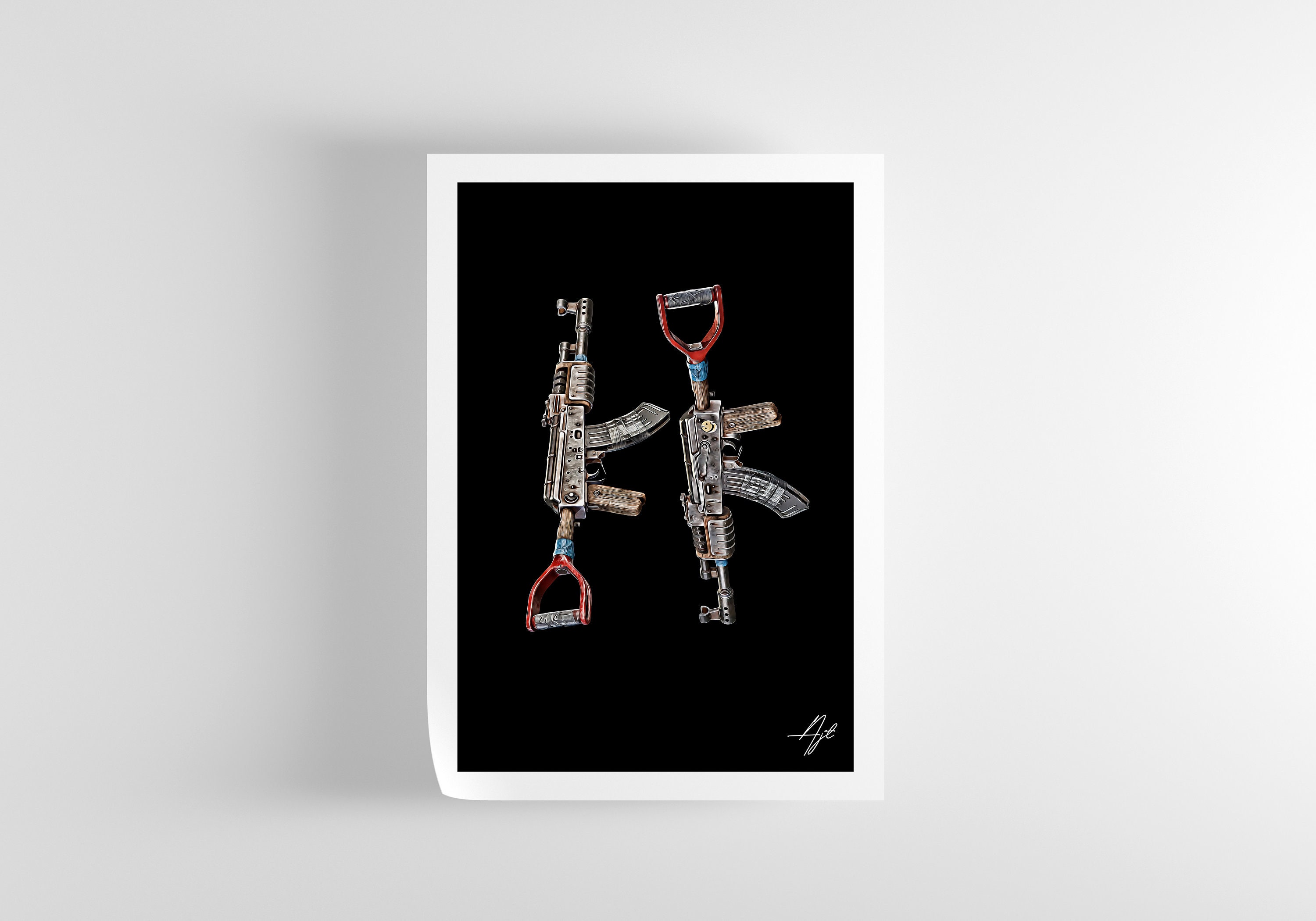 Rust Game AK-47 Wall Art/poster/print - Etsy UK