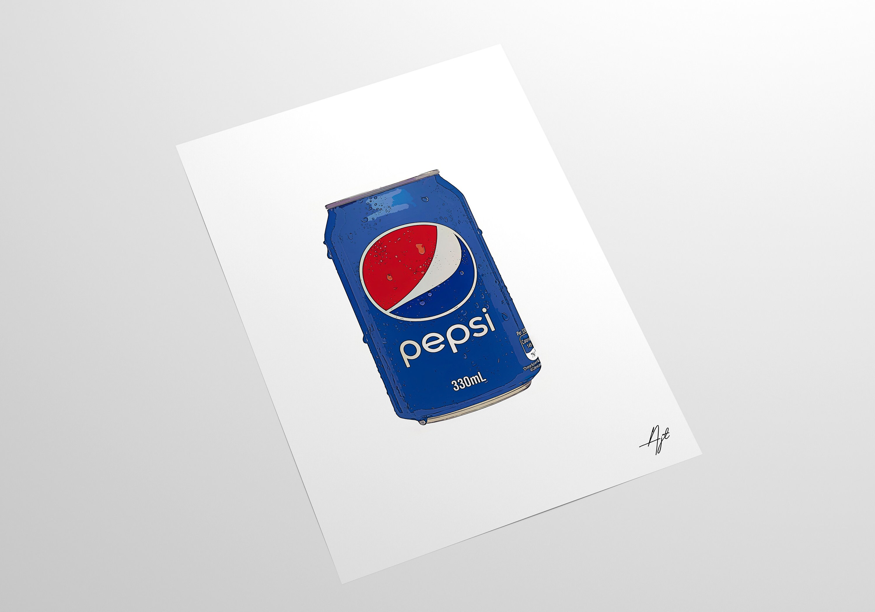 Modern Pepsi Can Wall Art/poster/print - Etsy