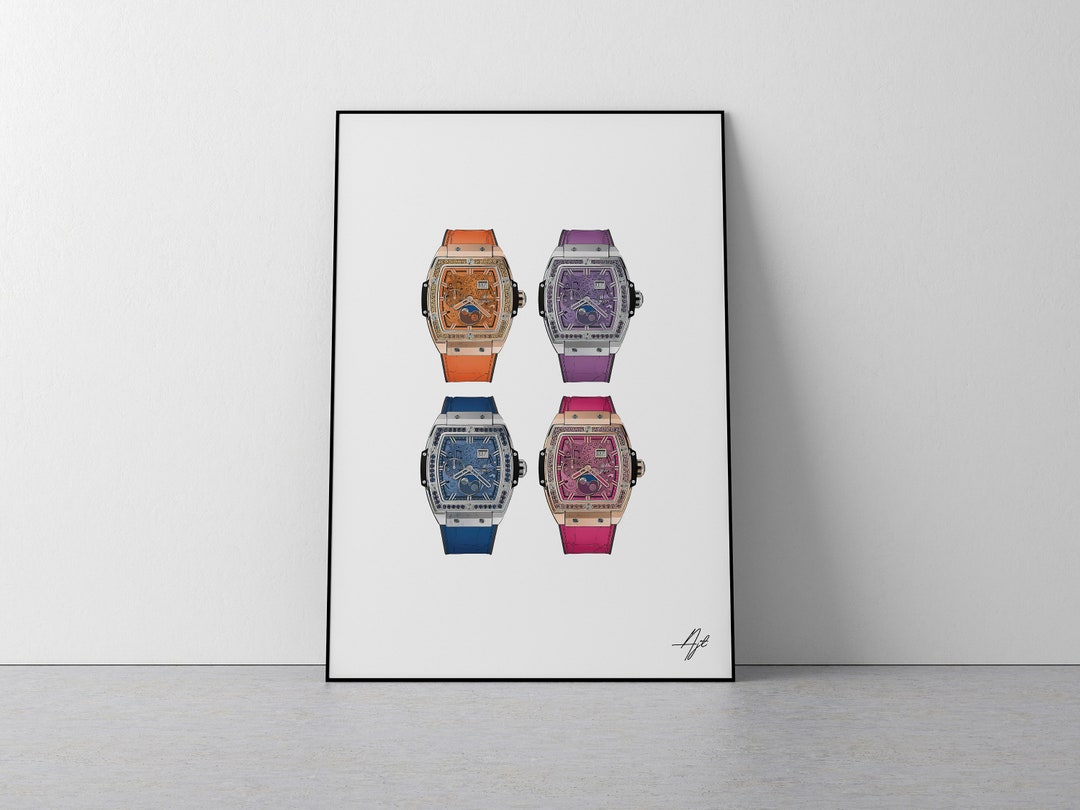 Hublot Spirit of Big Bang Moon Phase Watch Wall Art/poster/print - Etsy