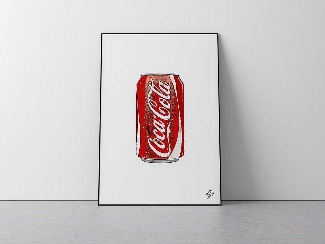 Modern Coke Can Wall Art/poster/print - Etsy UK