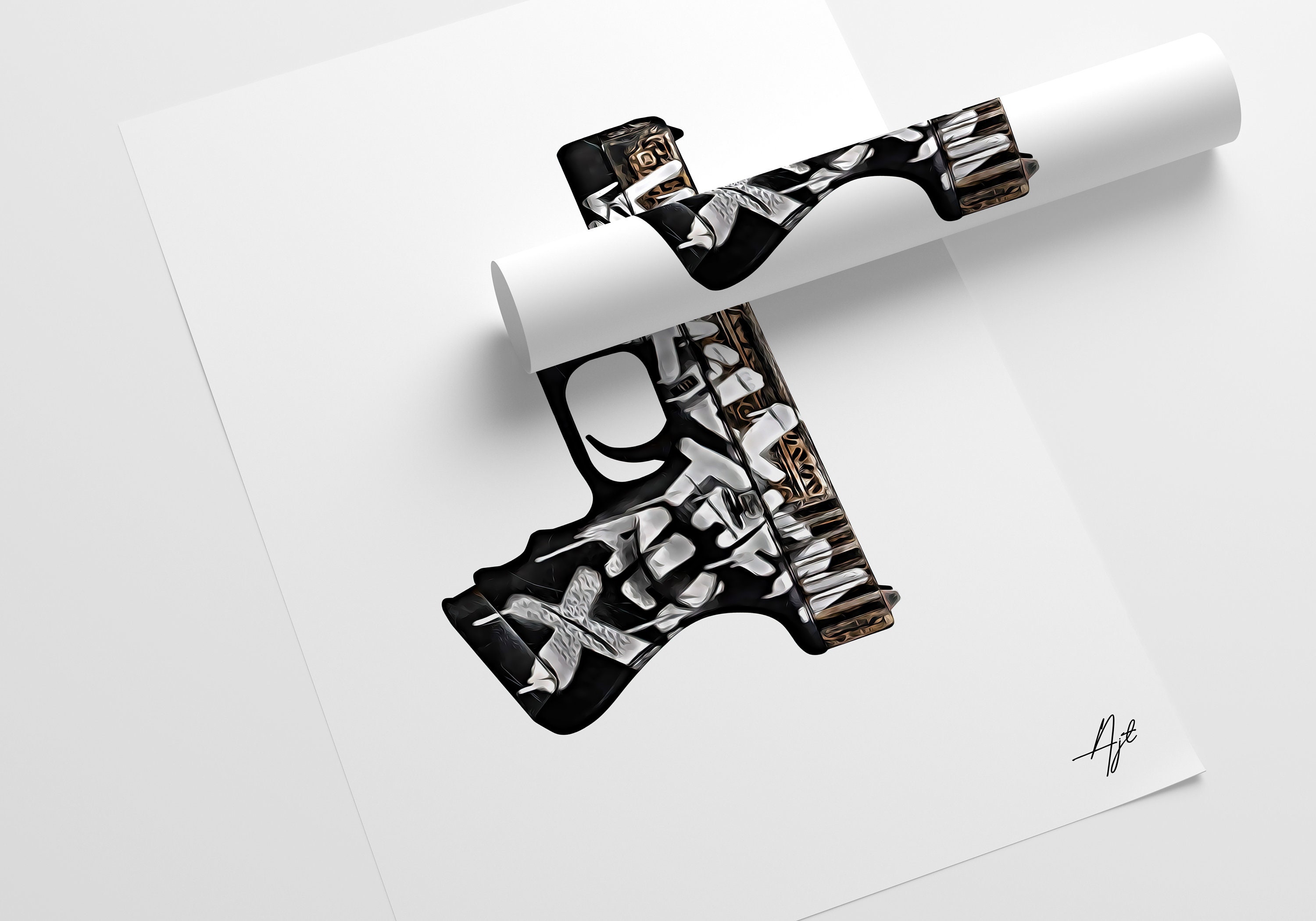 Counter Strike Global Offensive - CSGO Game Glock Graffiti Wasteland ...