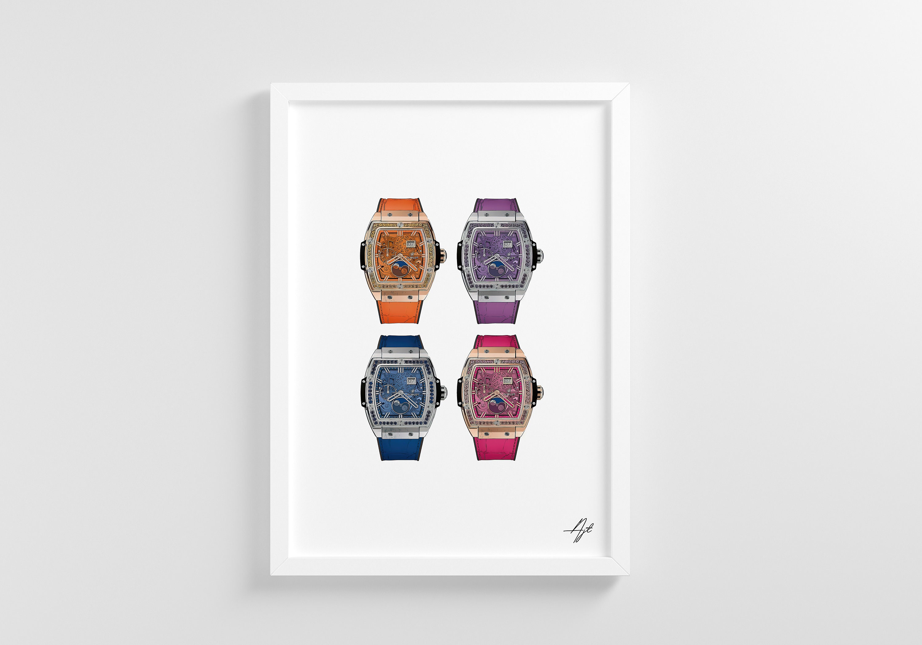 Hublot Spirit of Big Bang Moon Phase Watch Wall Art/poster/print - Etsy