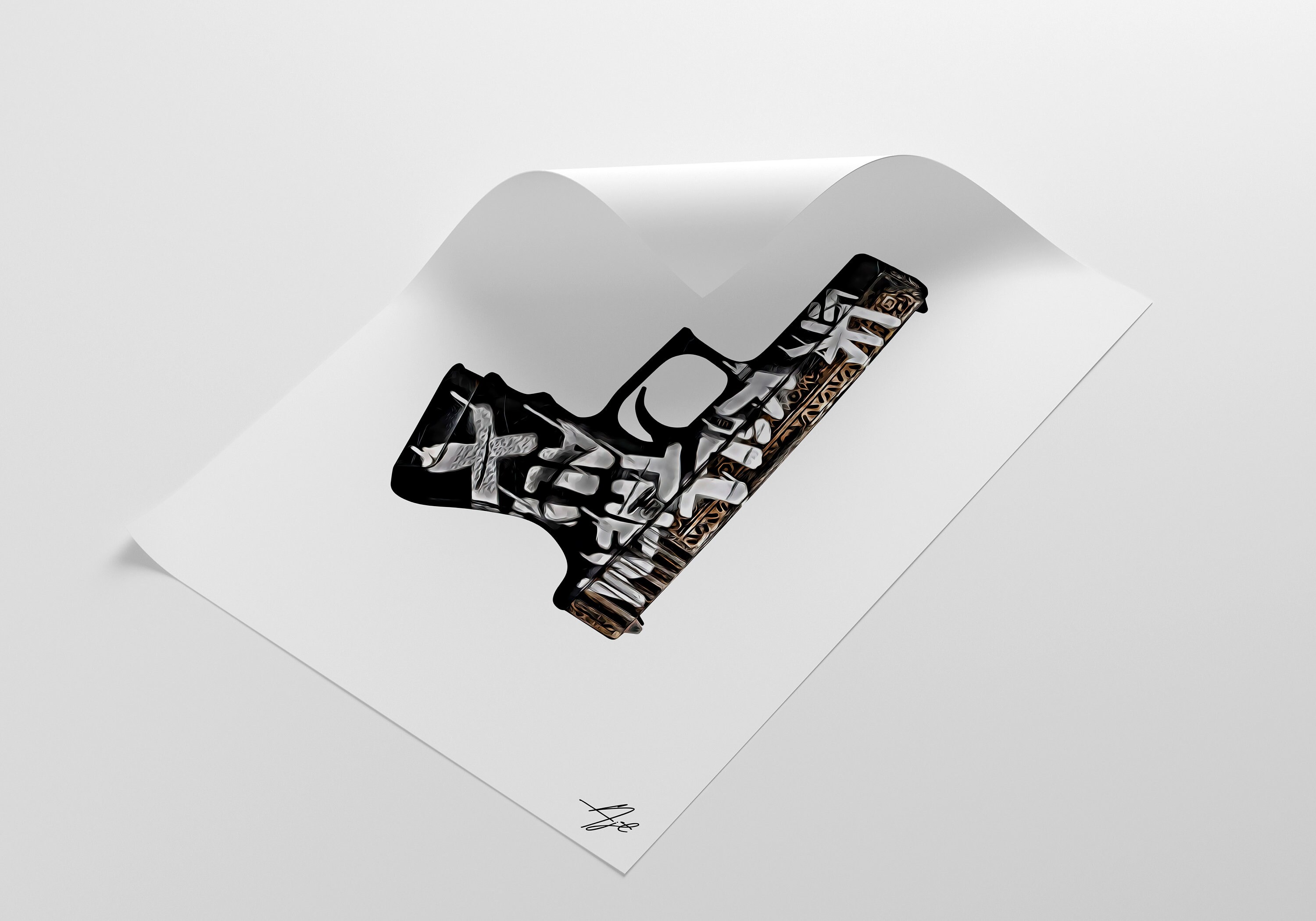 Counter Strike Global Offensive - CSGO Game Glock Graffiti Wasteland ...