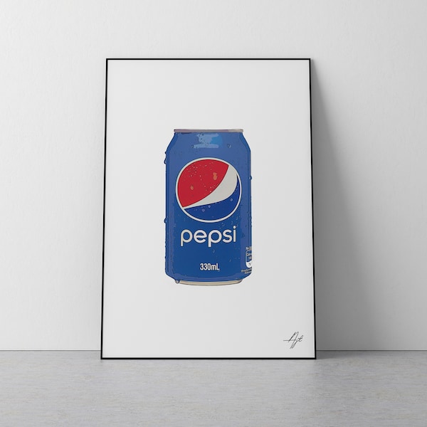 Pepsi Wall Art - Etsy