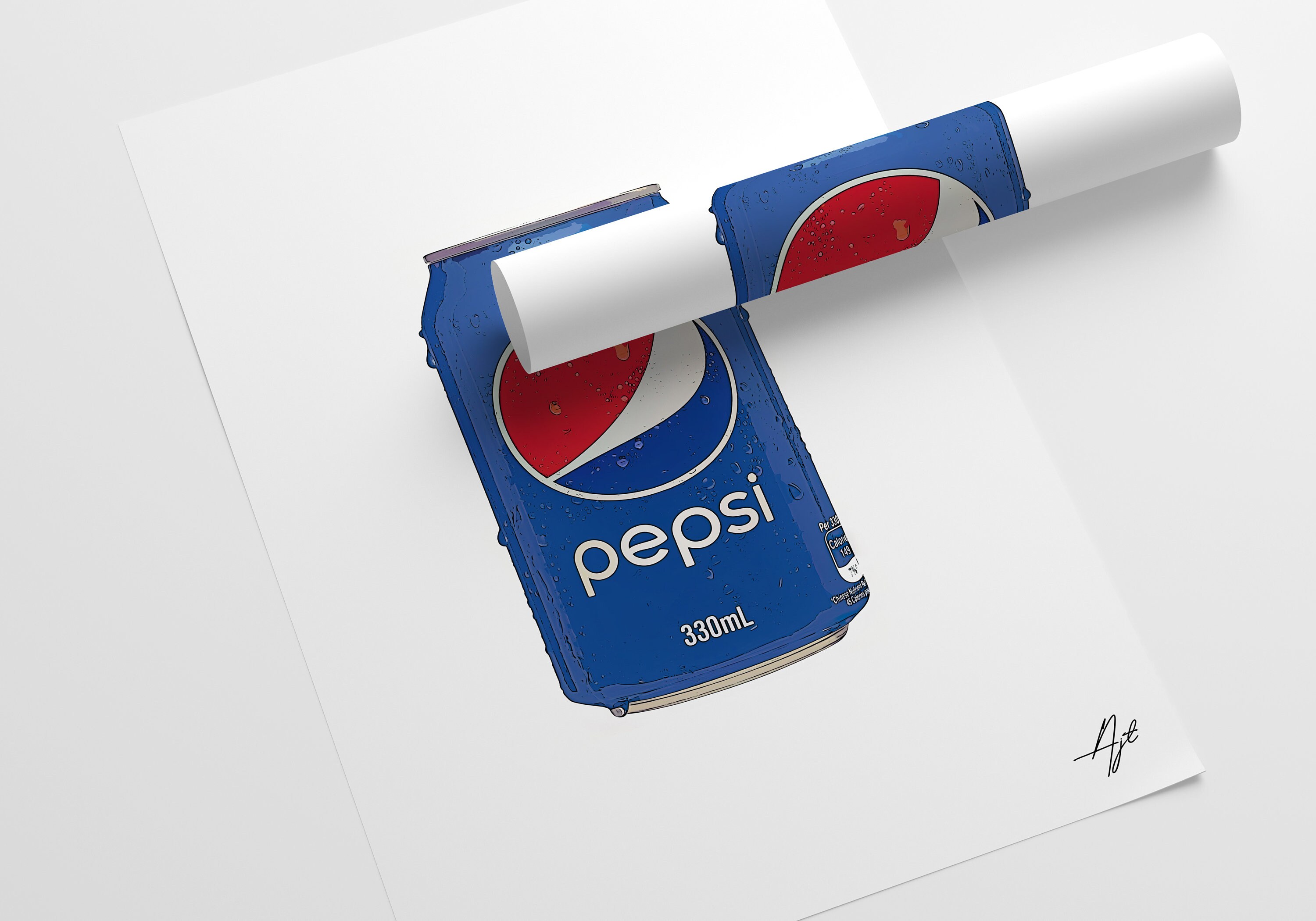 Modern Pepsi Can Wall Art/poster/print - Etsy