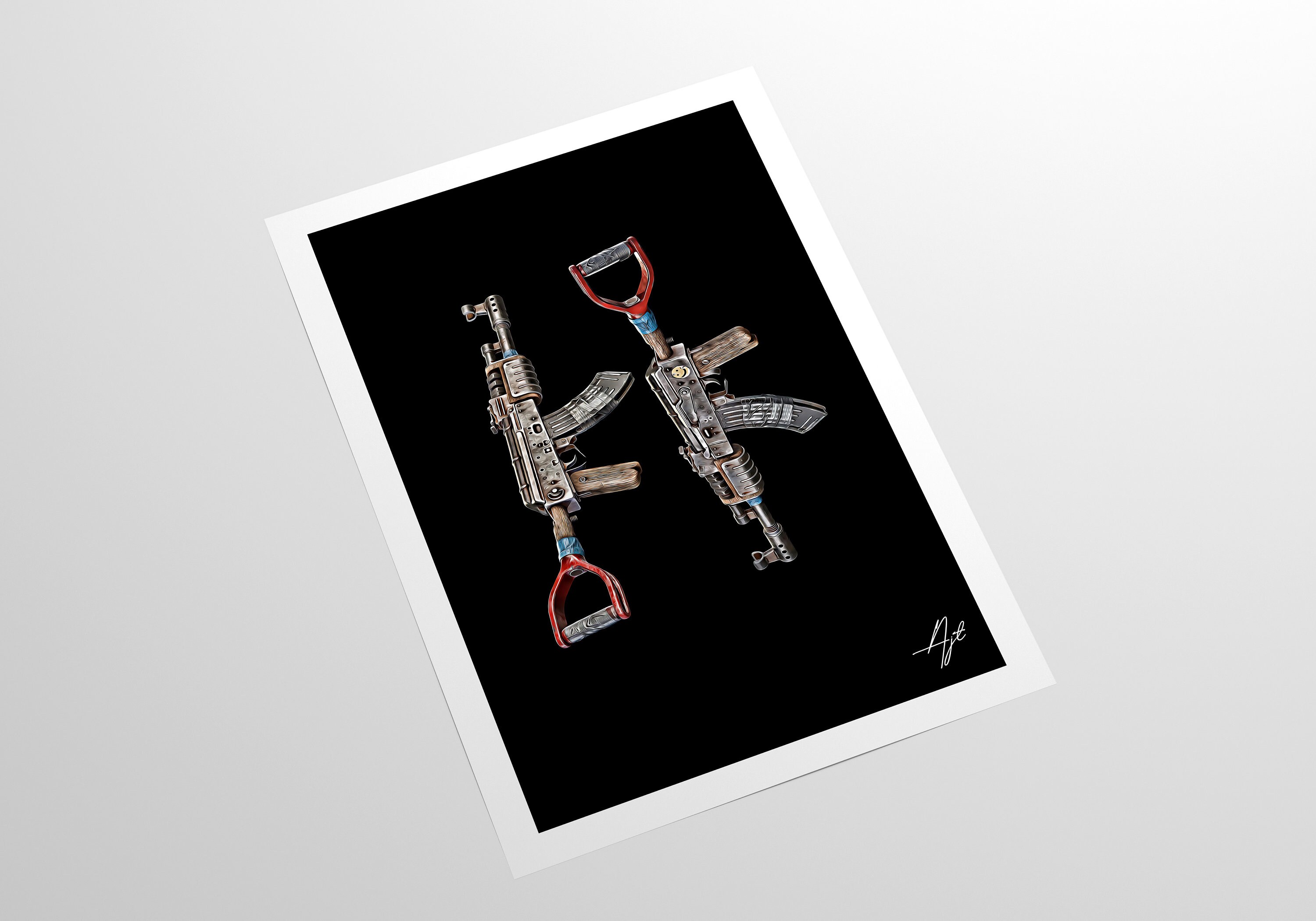 Rust Game AK-47 Wall Art/poster/print - Etsy UK