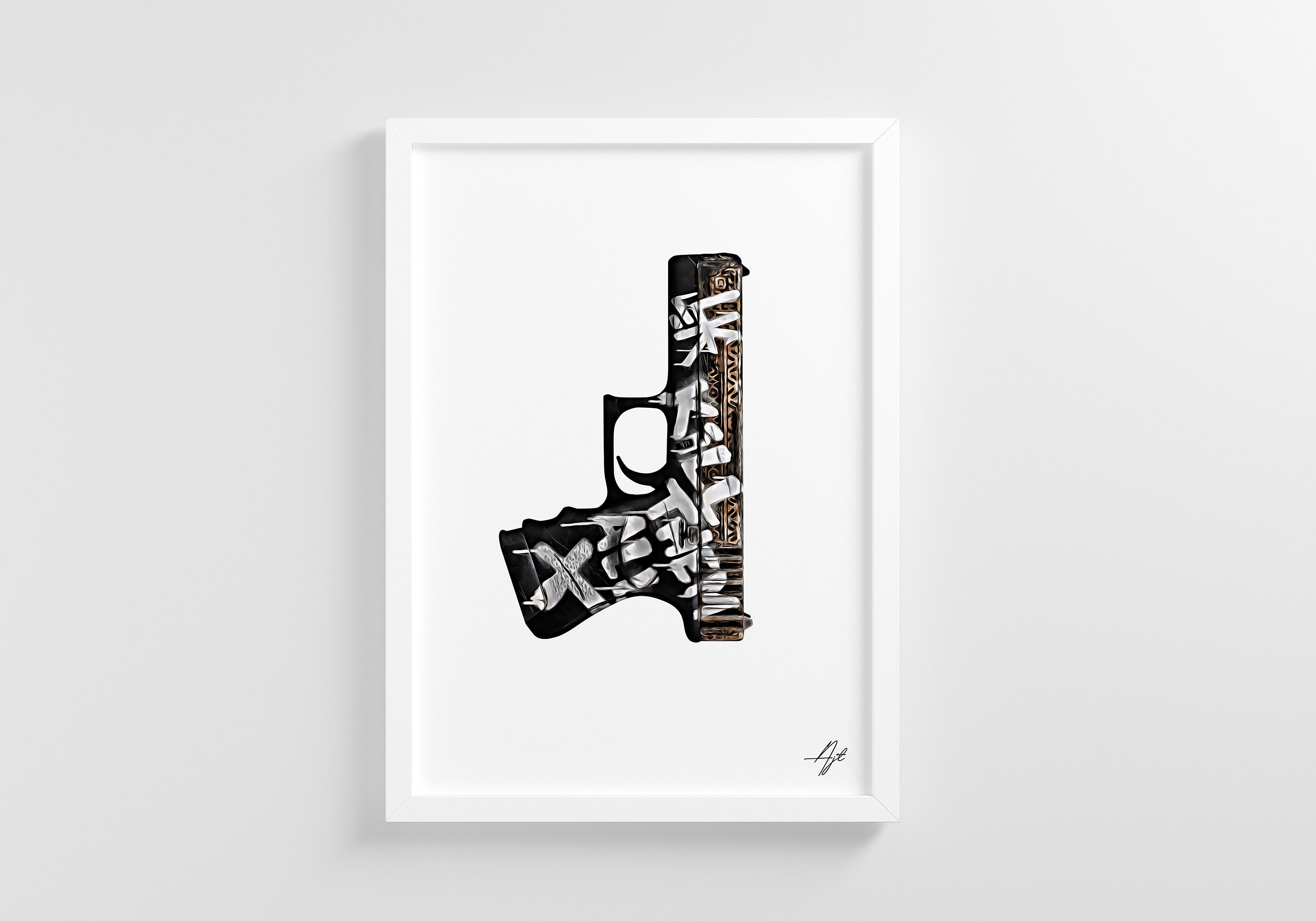 Counter Strike Global Offensive CSGO Game Glock Graffiti Wasteland ...