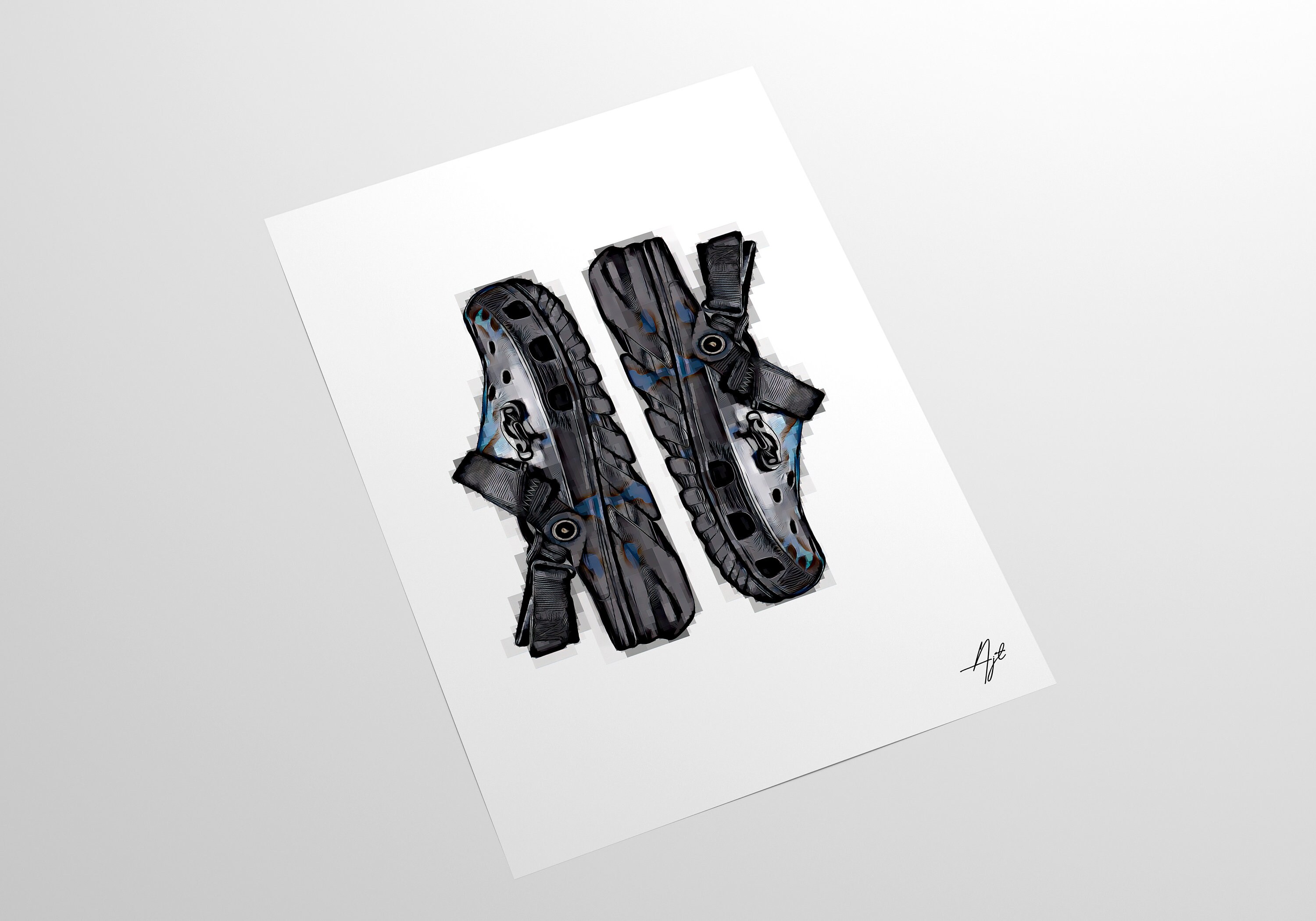 Post Malone Crocs Wall Art/poster/print - Etsy UK