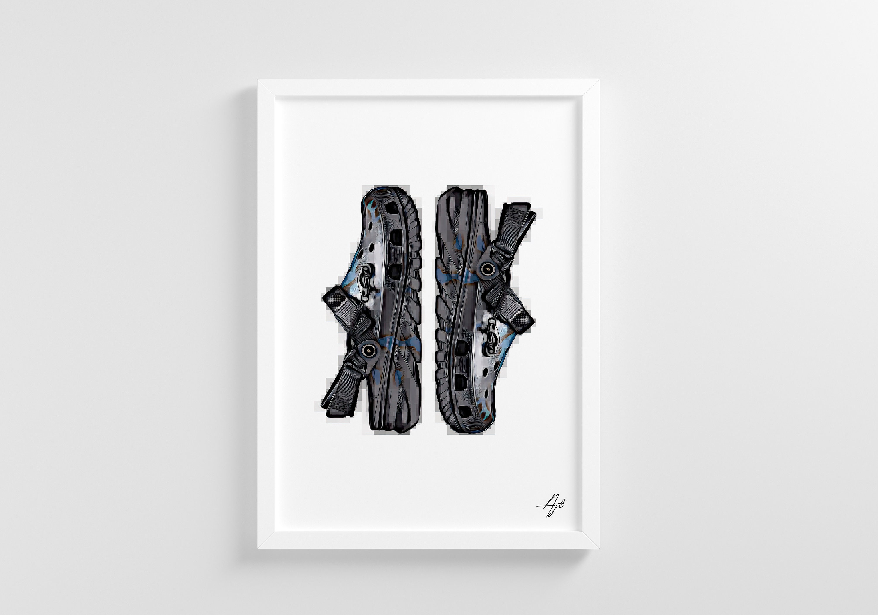 Post Malone Crocs Wall Art/poster/print - Etsy UK