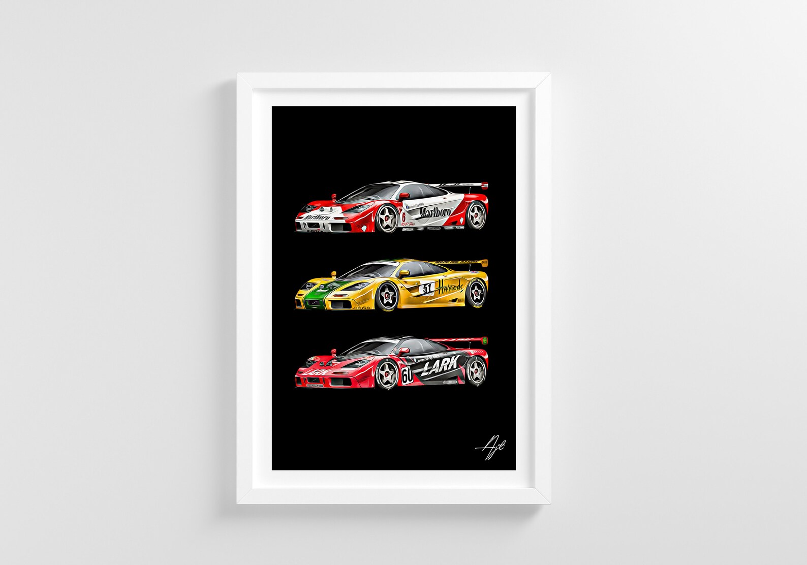 Mclaren F1 GTR Le Mans Wall Art/poster/print - Etsy