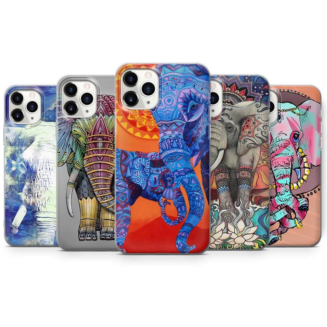 Elephant Phone Case Trippy Cover for iPhone 14 11 Pro 12 13 XR - Etsy UK