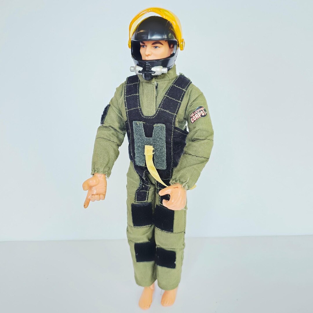 Y2K Ultra Corps 12" Stealth Pilot Action Figure Lanard Toys Jumpsuit ...