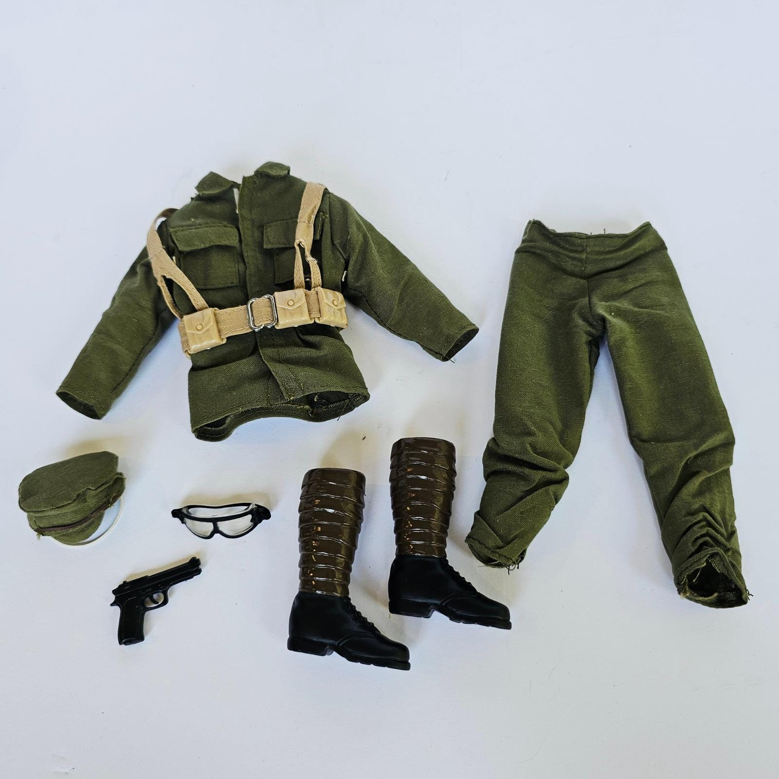 Y2K G.I. JOE Action Figure Clothing Lot of 8 Camo Jacket Shirt Boots ...