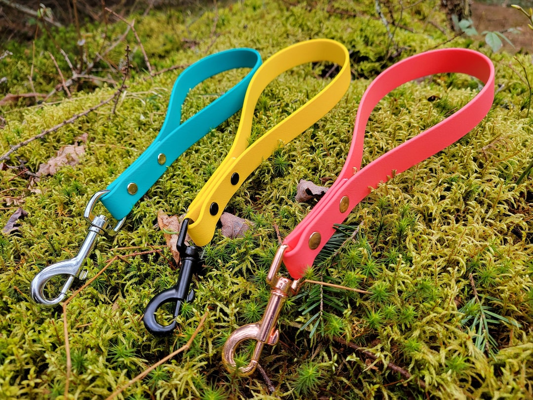 3/4" Wide Biothane® Traffic Leash, Waterproof Traffic Handle Leash ...