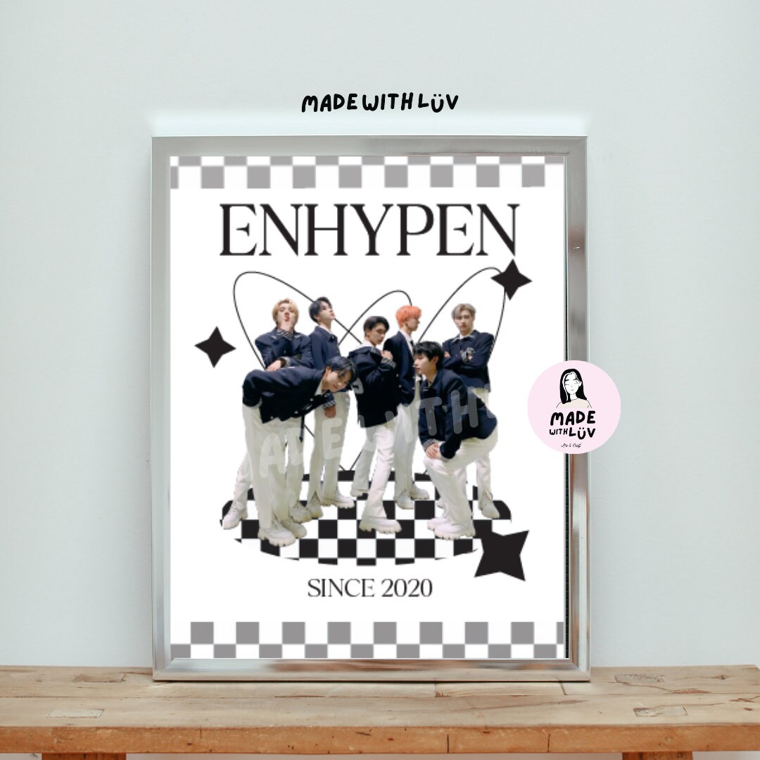ENHYPEN Kpop Minimalist Album Art Print Poster DIGITAL DOWNLOAD - Etsy