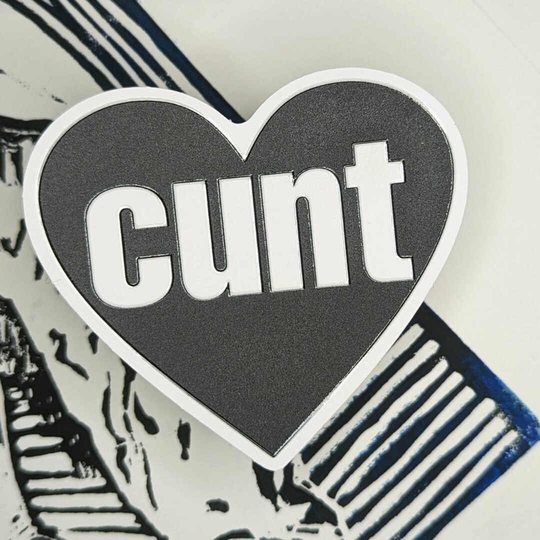 Cunt Sticker 3 Inch Square Waterproof Vinyl Sticker Homemade - Etsy