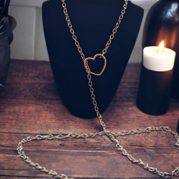 Heart Slip Chain - Etsy
