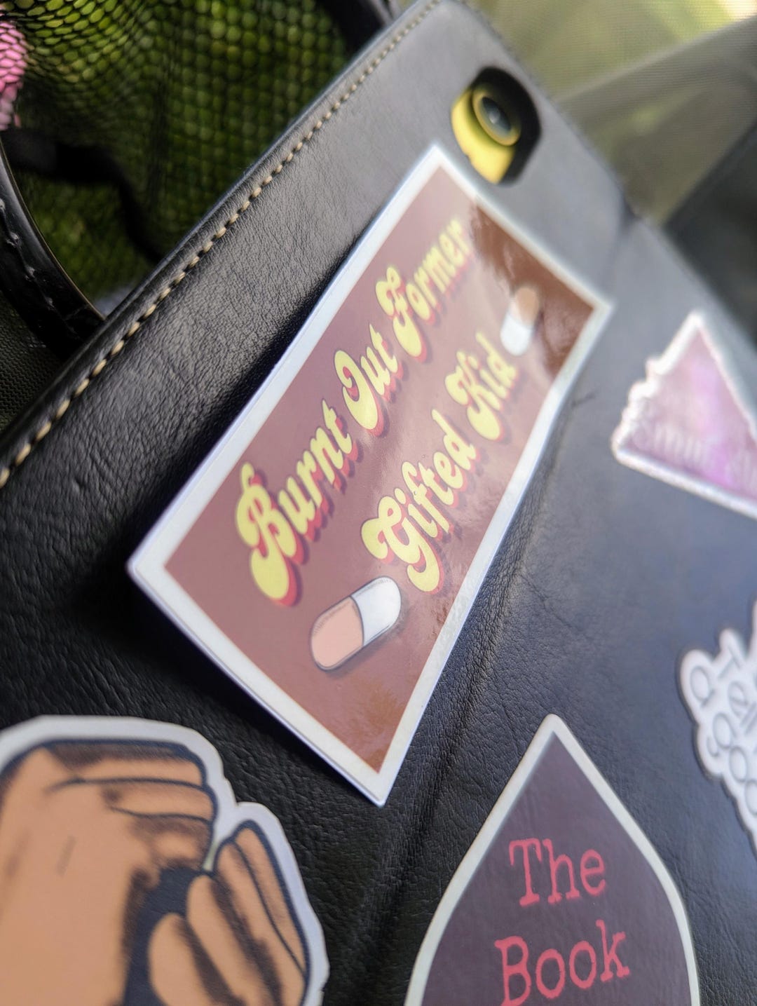 Burnt Out Former Gifted Kid Sticker 3 Inch Square Waterproof Vinyl ...