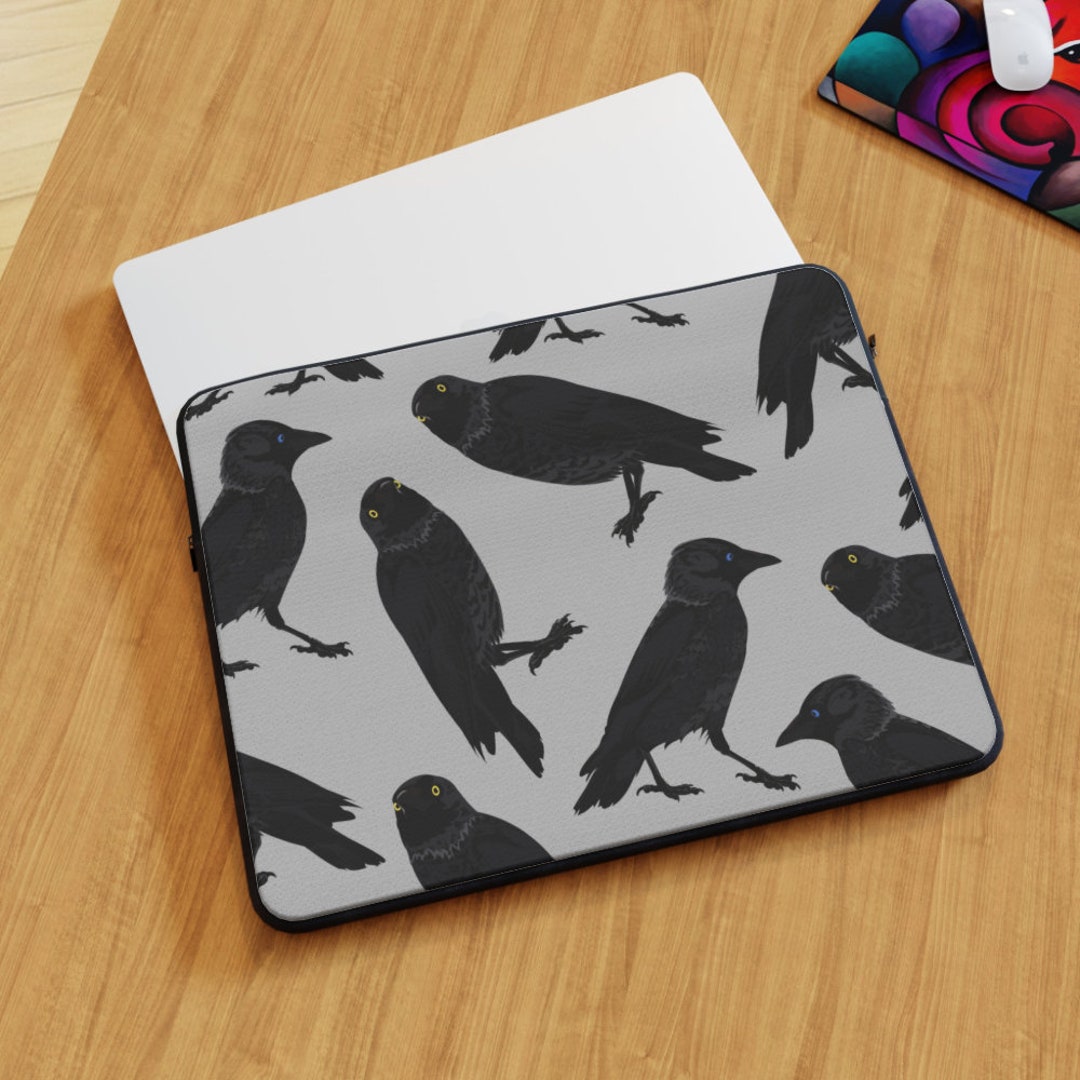 MIDNIGHT CROW Laptop Sleeve for Ipad, Mac, Notebook Ect, Available in 4 ...