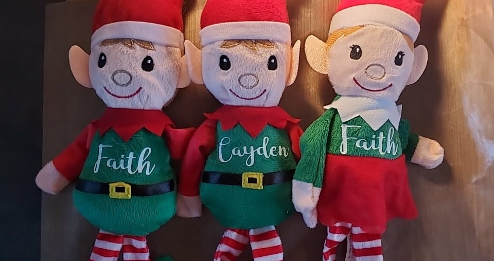 Elf Buddy Personalized Elf Plush Elf Stuffed CHRISTMAS Elf Elf Elves ...