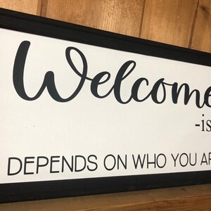 Welcome Ish Sign -framed Welcome Sign - Etsy