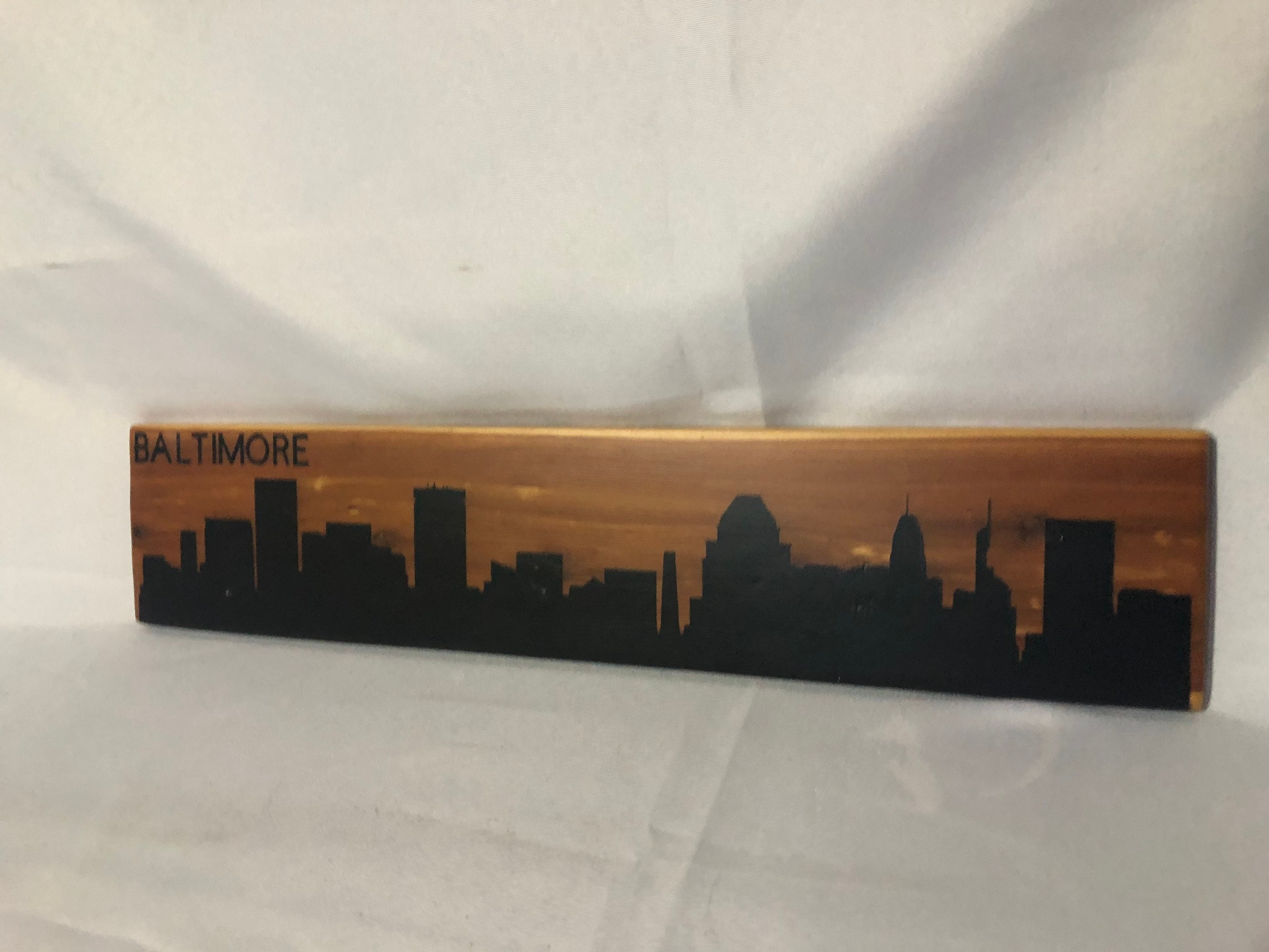 Baltimore Skyline Sign Maryland Signs Baltimore Sign - Etsy.de