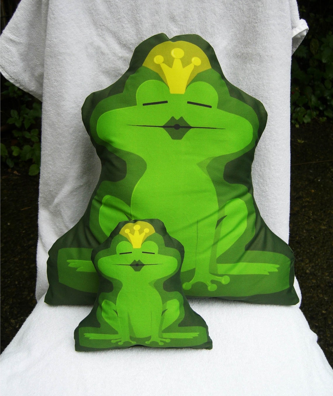 Mini Pillow Cuddly Pillow Cuddly Toy Frog Prince Approx. 18 X - Etsy UK
