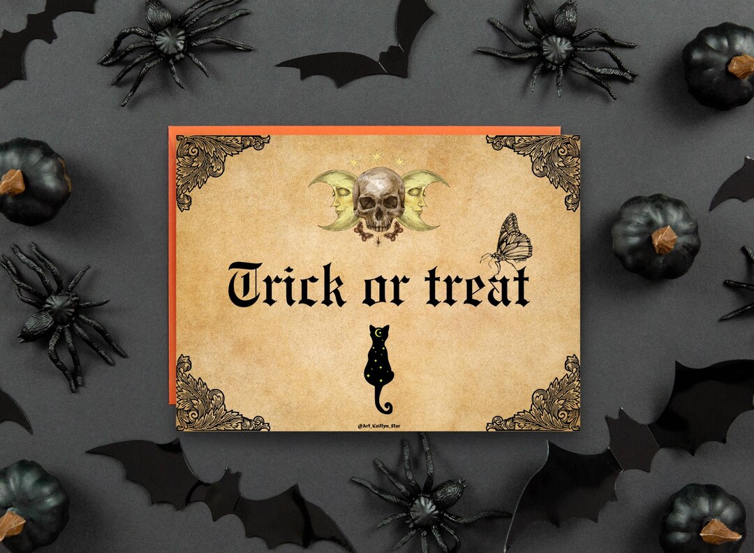 Art Gothic Card - Etsy