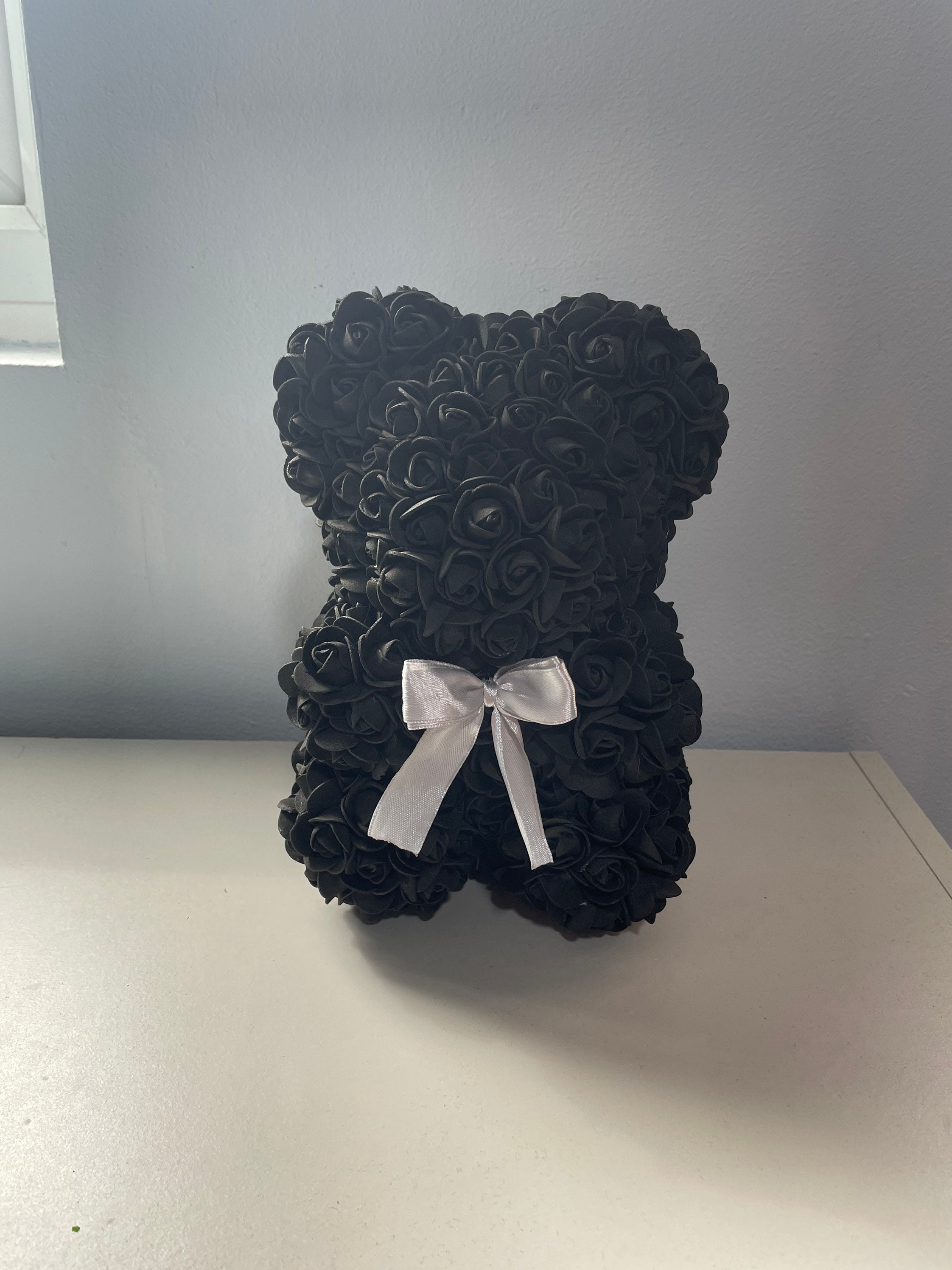 Oso rosa 20cm con rosas para siempre personalizar para | Etsy