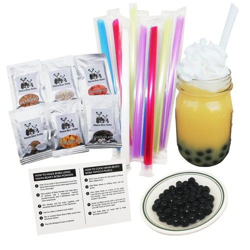 Boba Tea Kit DIY Original taiwanese Style Make Your Own - Etsy