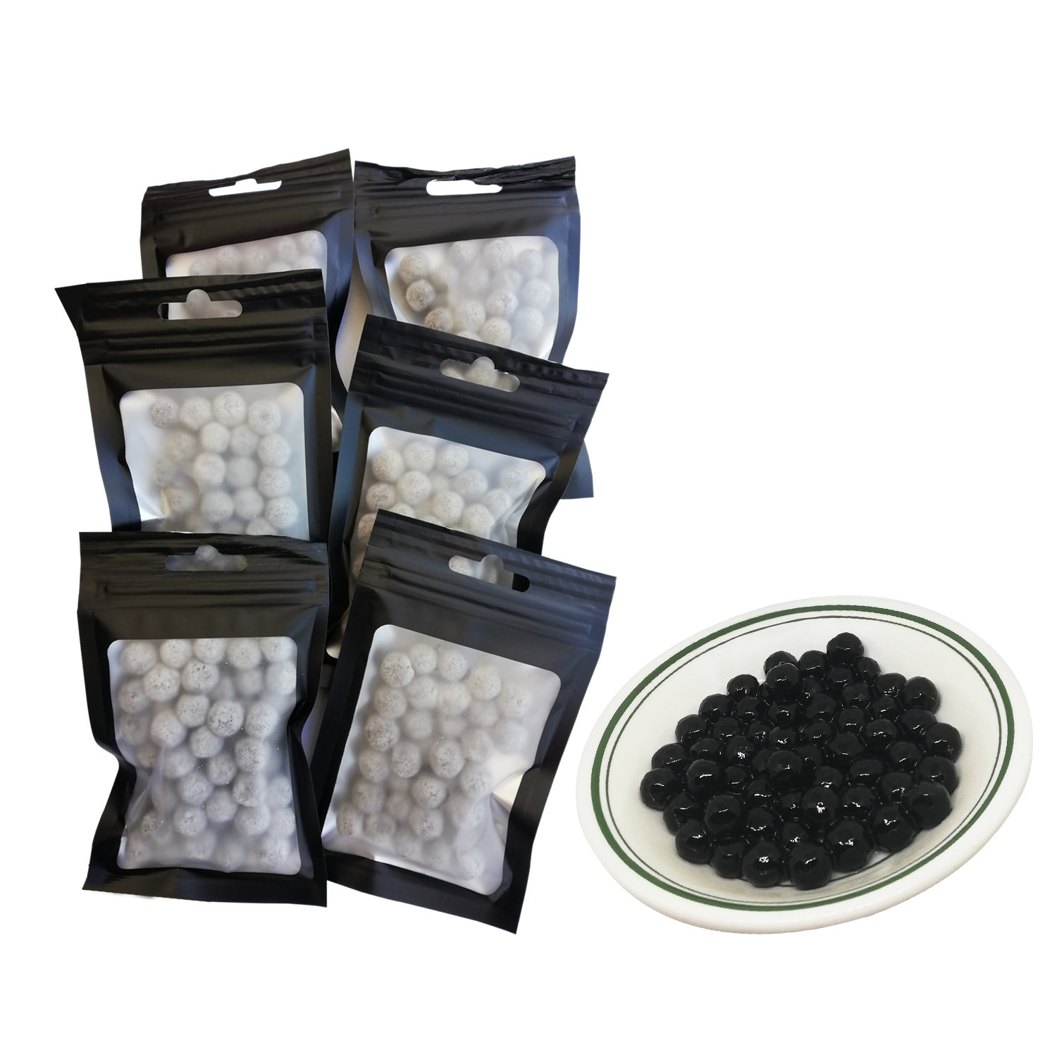 Instant Boba Kit MOCHA LATTE Flavor Boba Bubble Tea Kit Make - Etsy