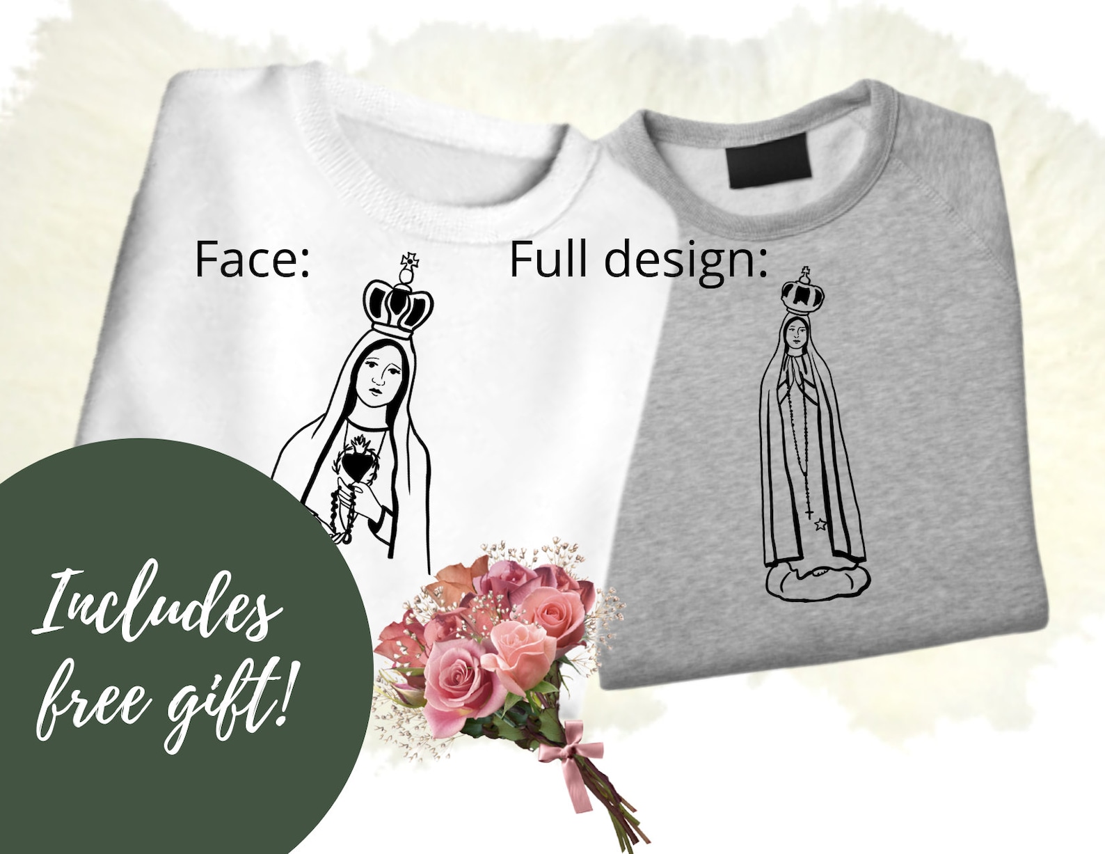 Our Lady of Fatima Svg Our Lady Svg Catholic Svg With Free - Etsy